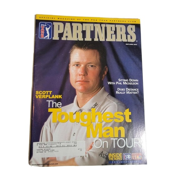 PGA Tour | Other | Vintage Pga Partners Golf Magazine Scott Verplank ...